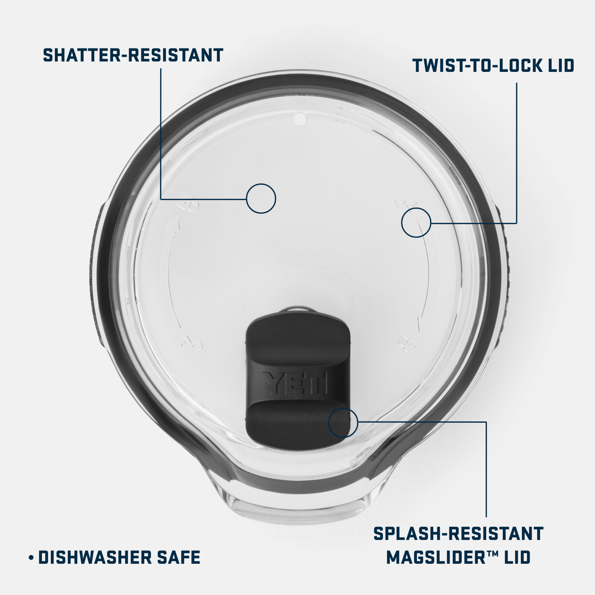 Twist-To-Lock MagSlider™ Pitcher Lid