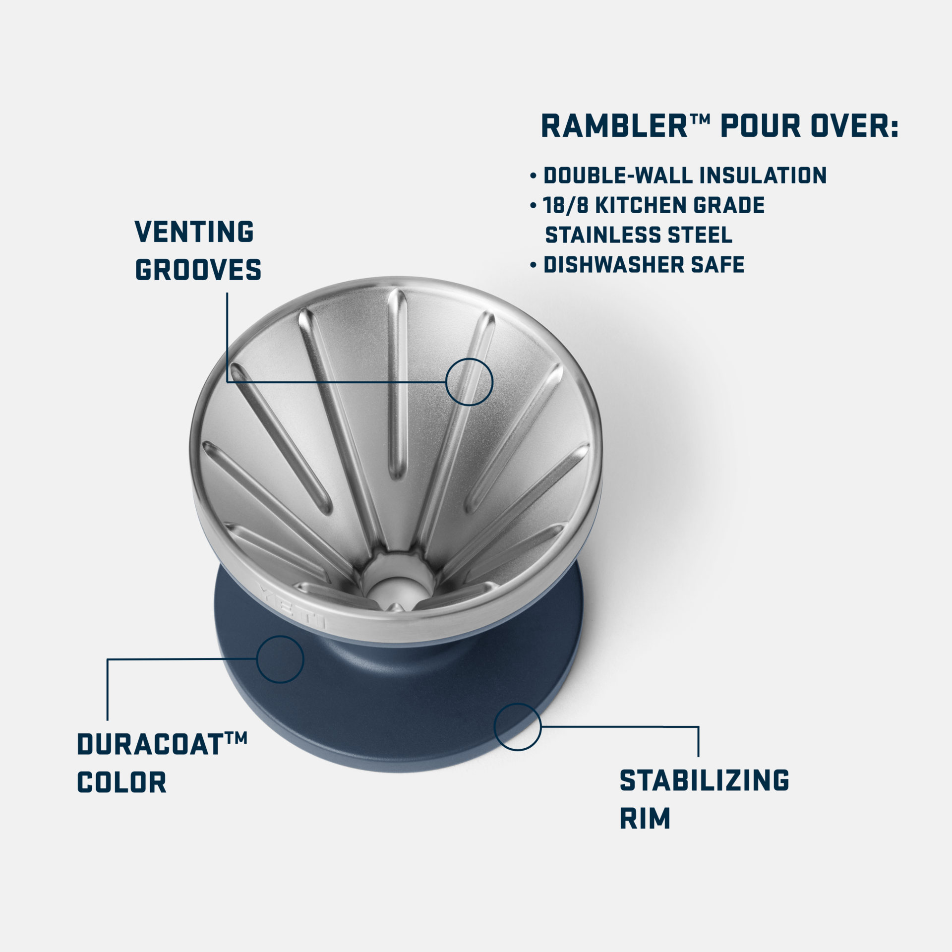 YETI Rambler Pour Over