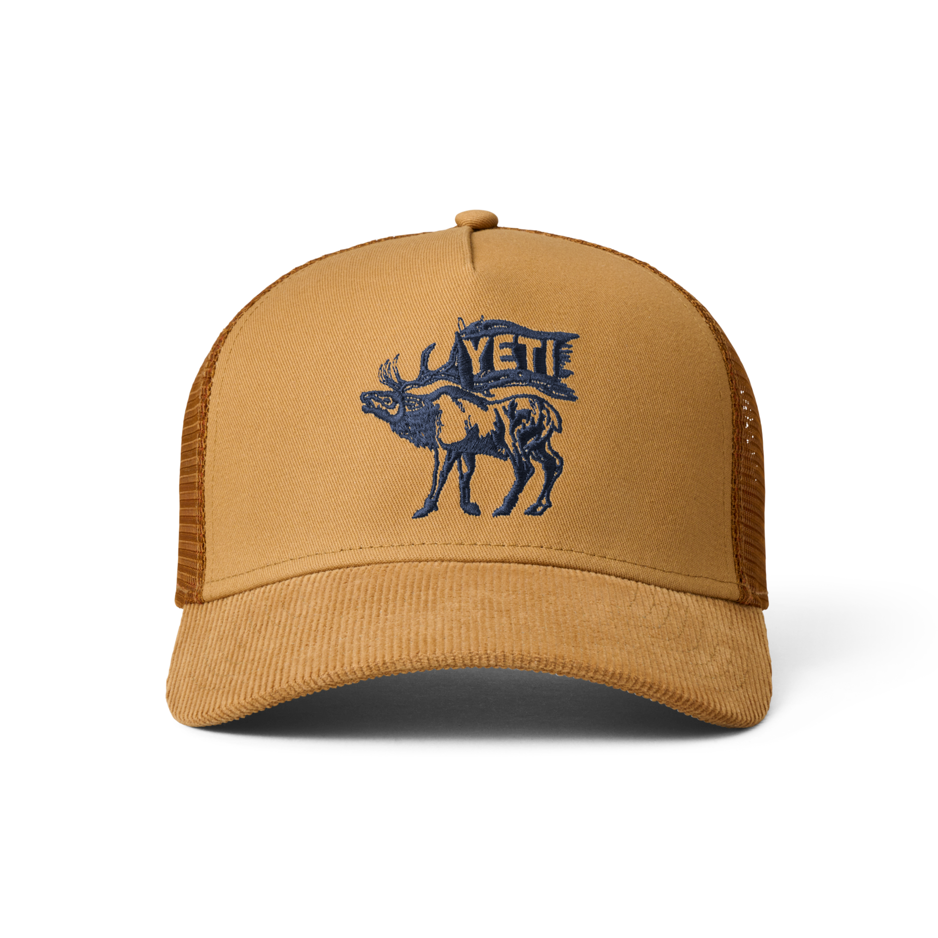 YETI Elk Flag Mid Pro Corduroy Trucker Hat
