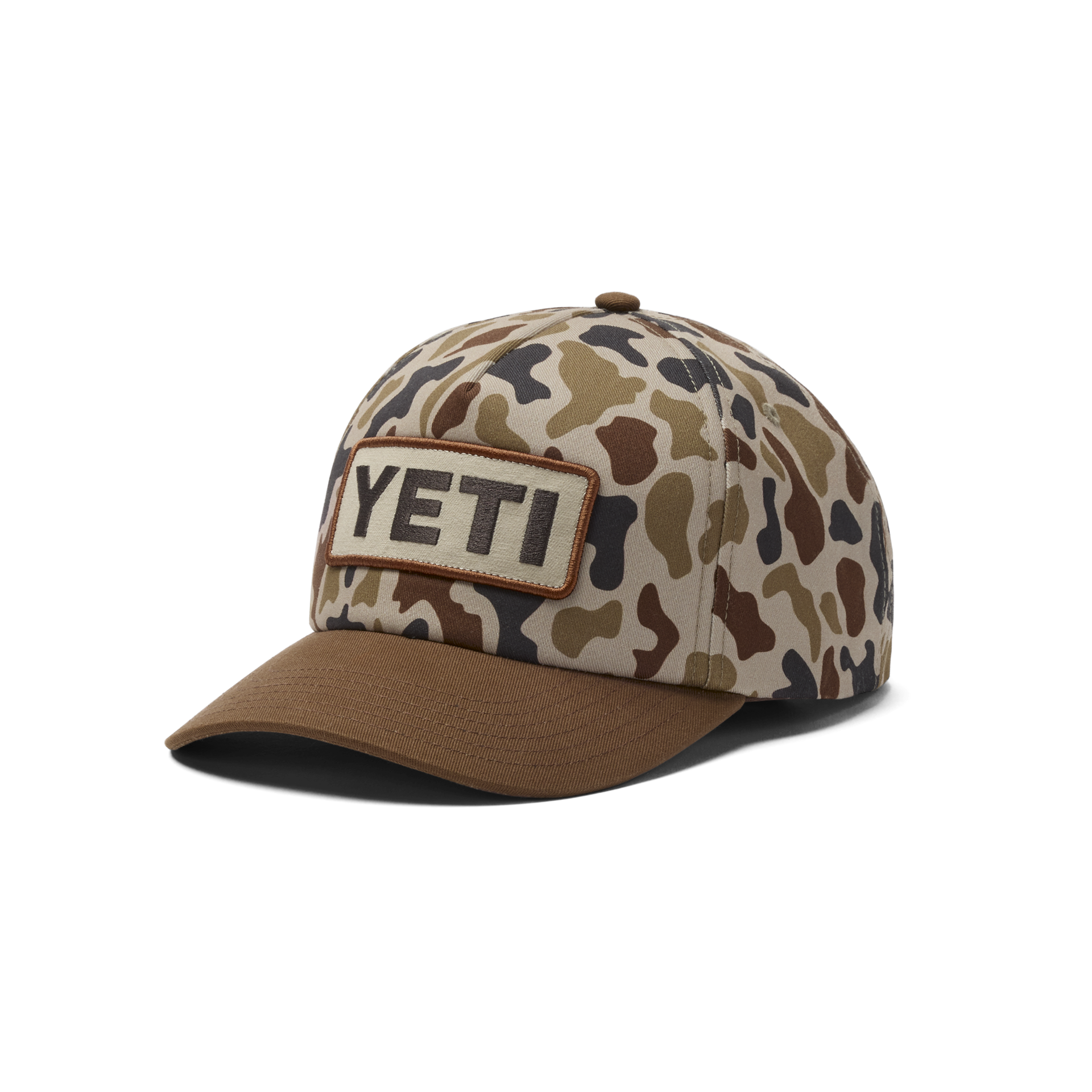YETI® Wetlands Camo Logo Badge Mid Pro Flat Brim Hat